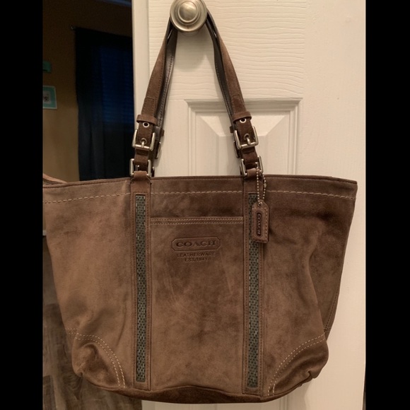 Coach | Bags | Coach Suede Bag | Poshmark